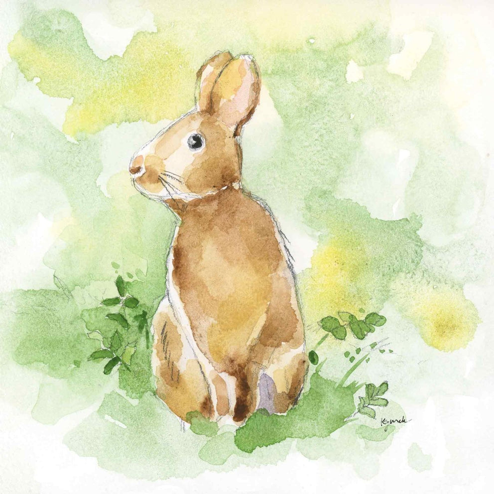 New Wild Rabbits Prints & Greeting Cards – Little Splashes of Color