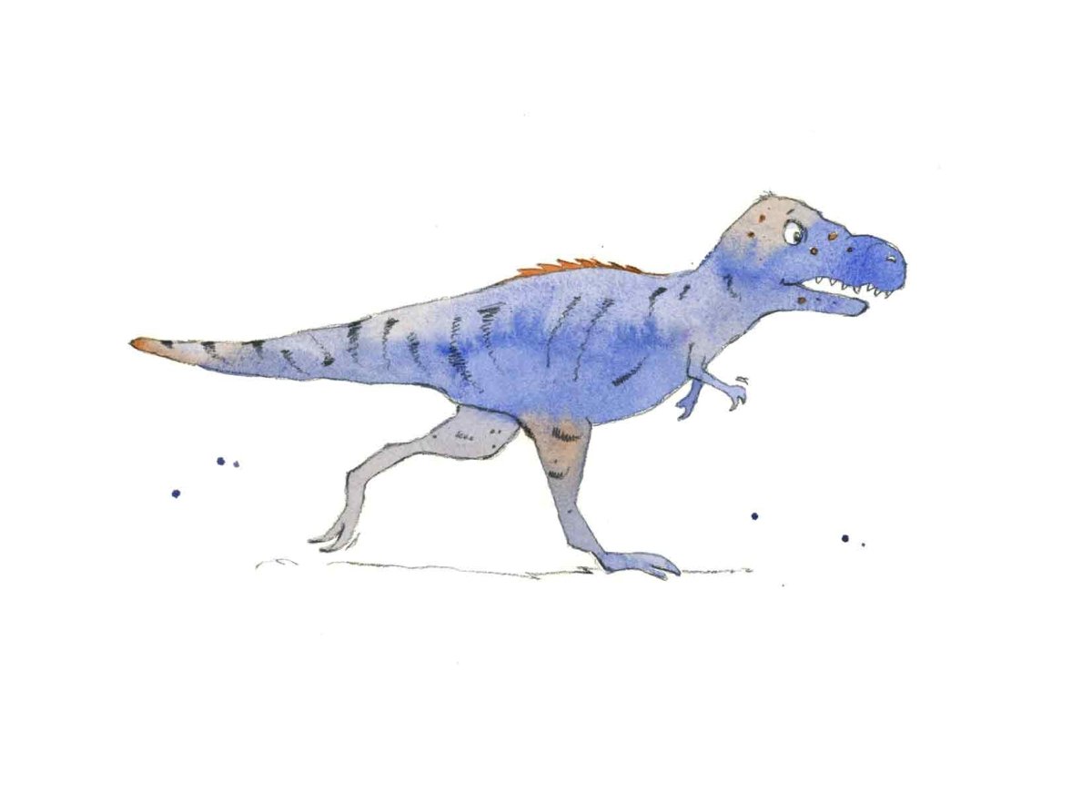 Tyrannosaurus Rex Nursery Wall Art Print – Little Splashes of Color