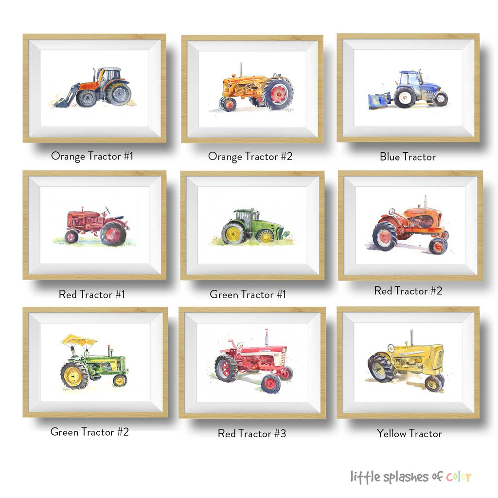 Tractor Art Prints Collection | John Deere, Farmall & More – Little ...